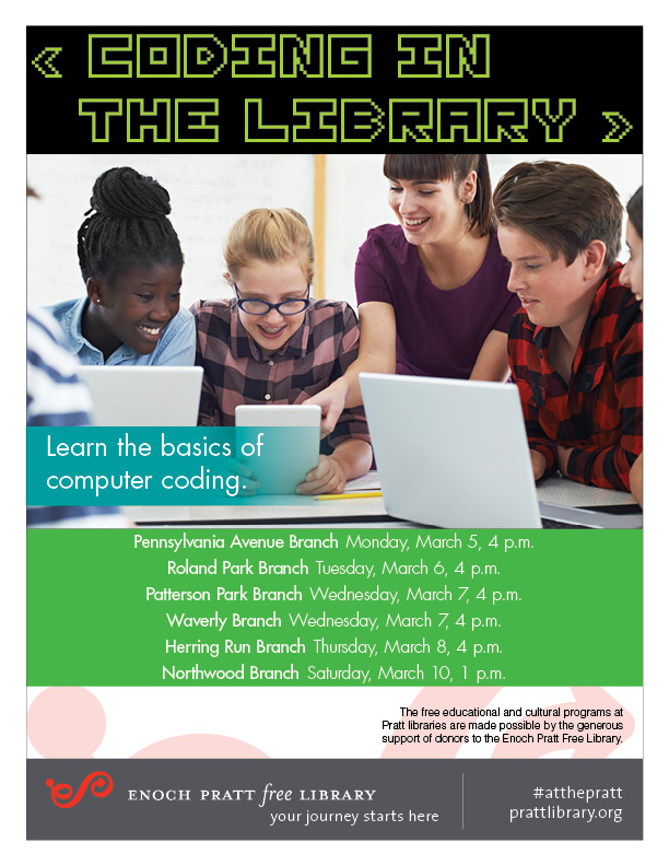Create in the Library: Teen Tech Week 2018 - Pratt Chat
